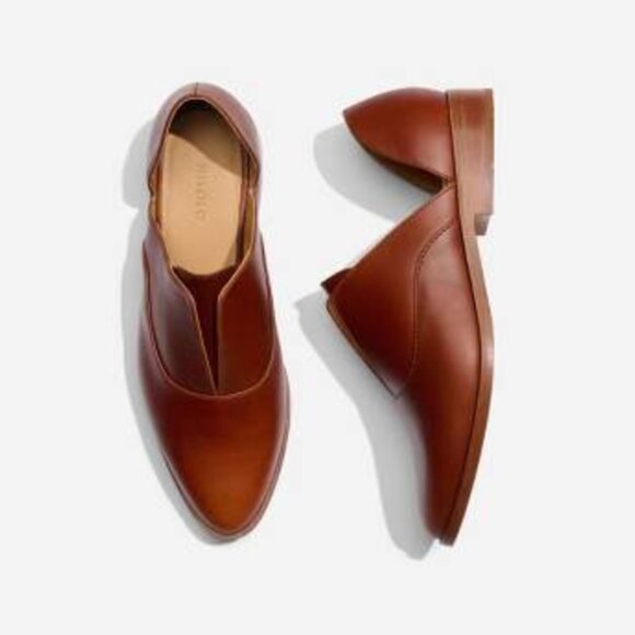 Nisolo | Shoes | Nisolo Leather Emma Dorsay Shoes Brandy | Poshmark